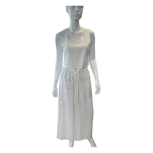 KLD. SIGNATURE | Tops | New Kld Signature Cropped Topcargo Skirt Set In ...